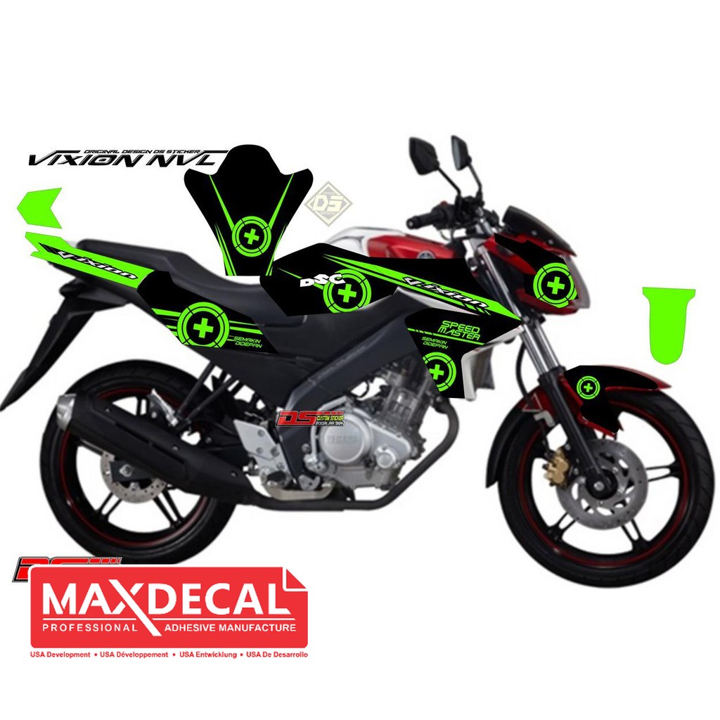 Jual Stiker Decal Sticker Vixion Hijau | Shopee Indonesia