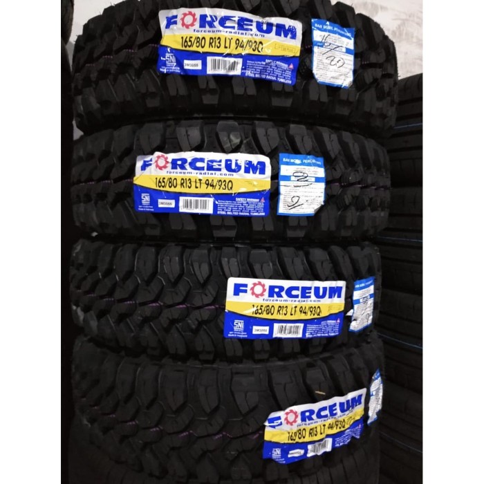 Jual BAN MOBIL MT Ring 13 FORCEUM MT08 165 80 R13 BAN OFF-ROAD | Shopee ...
