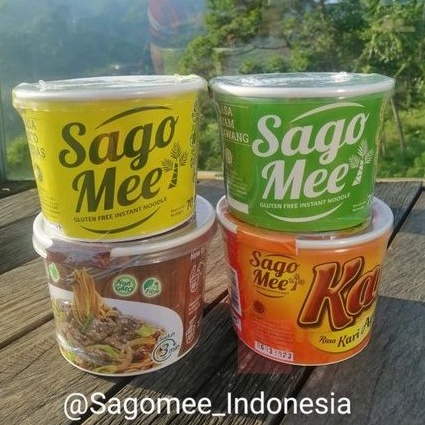 Jual SAGO MEE PAKET 4 CUP B SAGOMEE MIE INSTAN ENAK SEHAT GLUTEN FREE ...