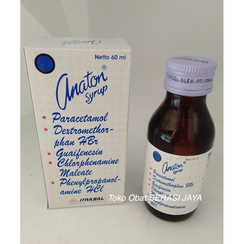 Jual Anaton Syrup 60 ml Flu Pilek Demam Bersin Obat Batuk | Shopee ...