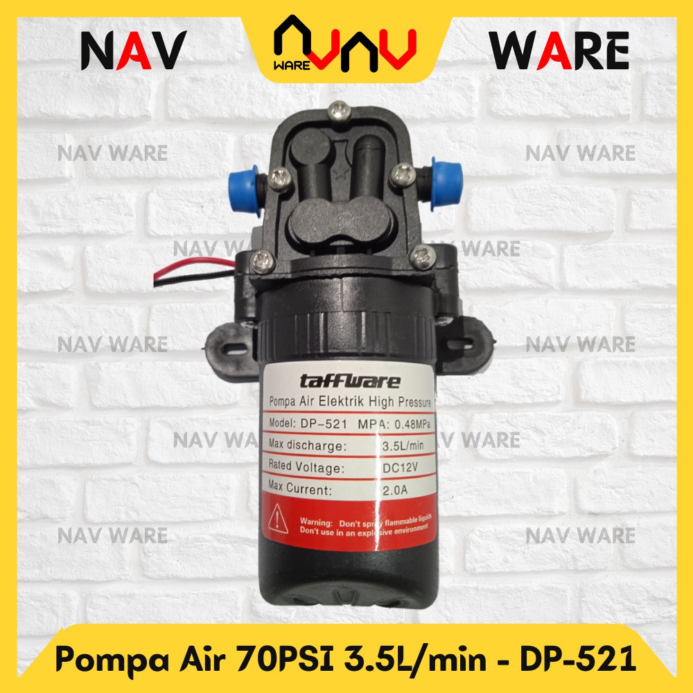 Jual Pompa Air DC Elektrik 12V High Pressure 70Psi 3.5 Lpm Alat Siram ...