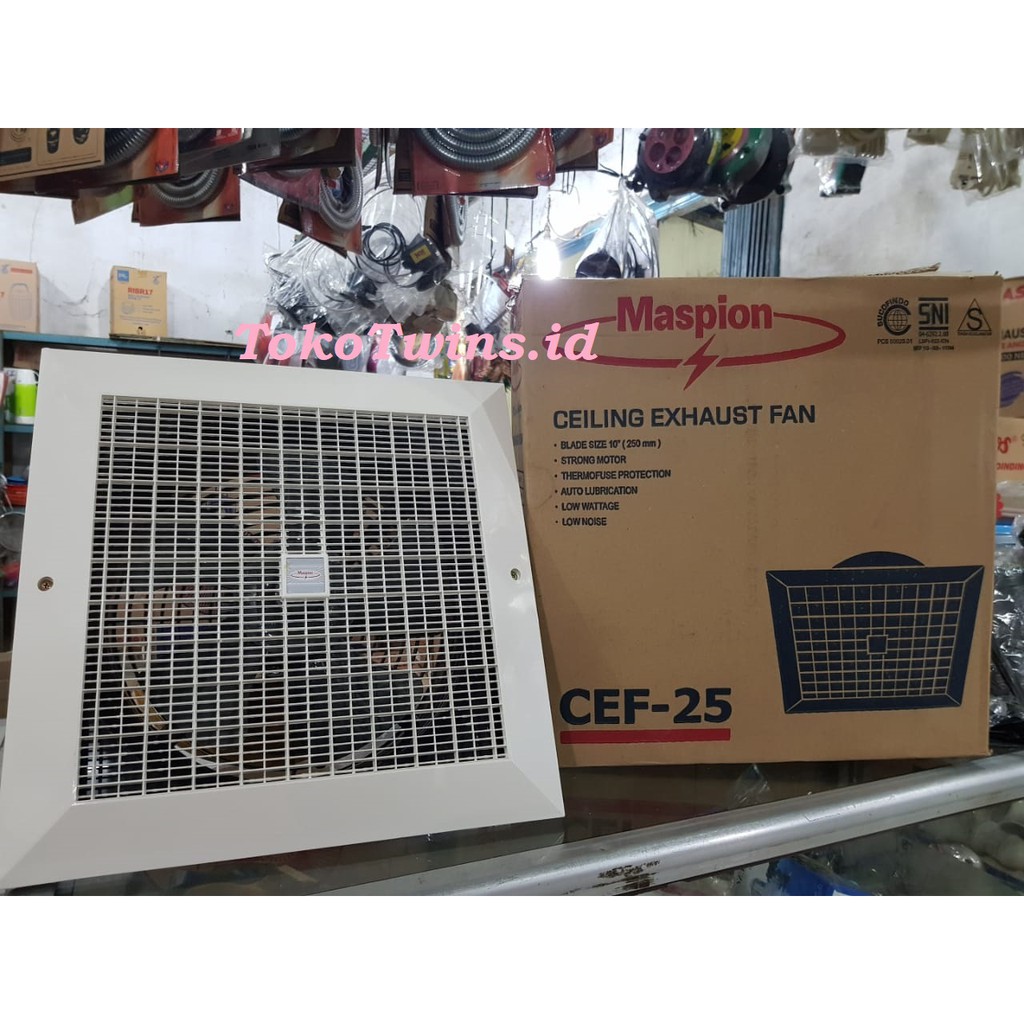 Jual MASPION Exhaust Fan Plafon Langit - CEF 25 - SNI | MURAH Indonesia ...