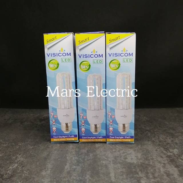 Jual Lampu LED Jagung Visicom Corn Smart 7W-3U Putih / Cool Daylight | Shopee Indonesia
