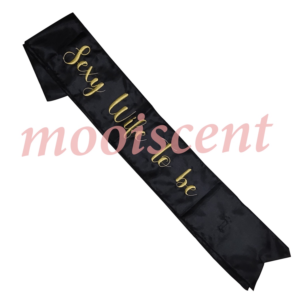 Jual Selempang / Sash Sexy Wife to be for Bride to be / Bridal Shower | Shopee Indonesia