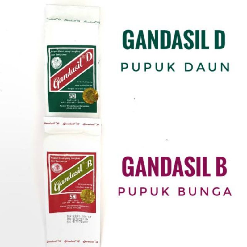 Jual Gandasil D atau gandasil B 100 g (pilih salah satu, lalu tambah ...