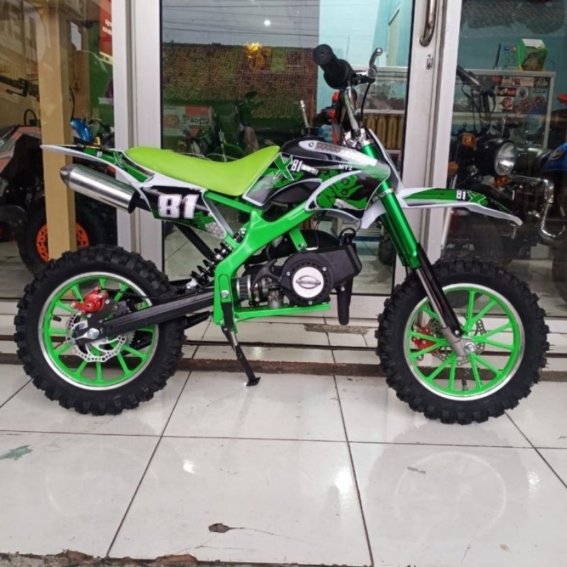Jual Trail Mini MT2 50 cc Stater Tarik | Shopee Indonesia