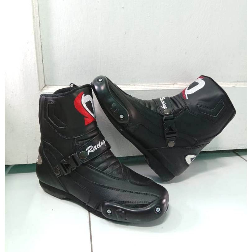 Jual Sepatu Motor Touring Pria Bikers Boots Drag Race Sliding Sepatu ...