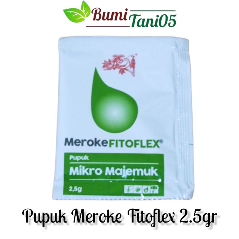 Jual Pupuk Hidroponik Meroke Fitoflex Mikro 2.5gr Original Indonesia ...