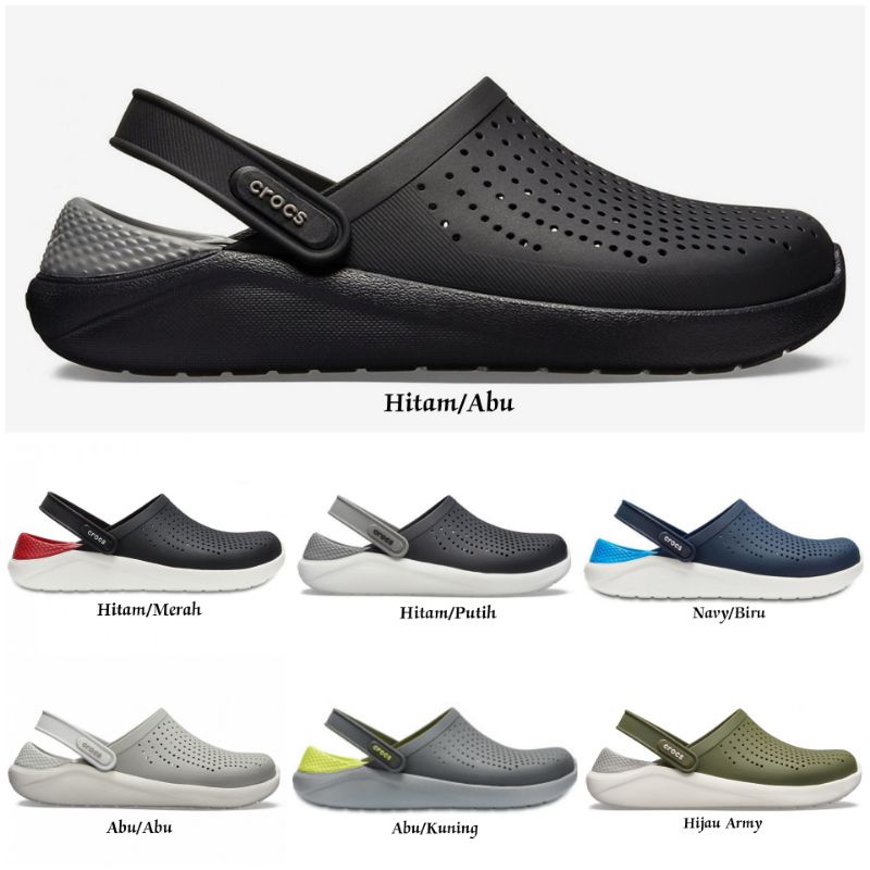 Jual Sandal Crocs Unisex Literide Clog / Sandal Crocs Pria Dan Wanita | Shopee Indonesia