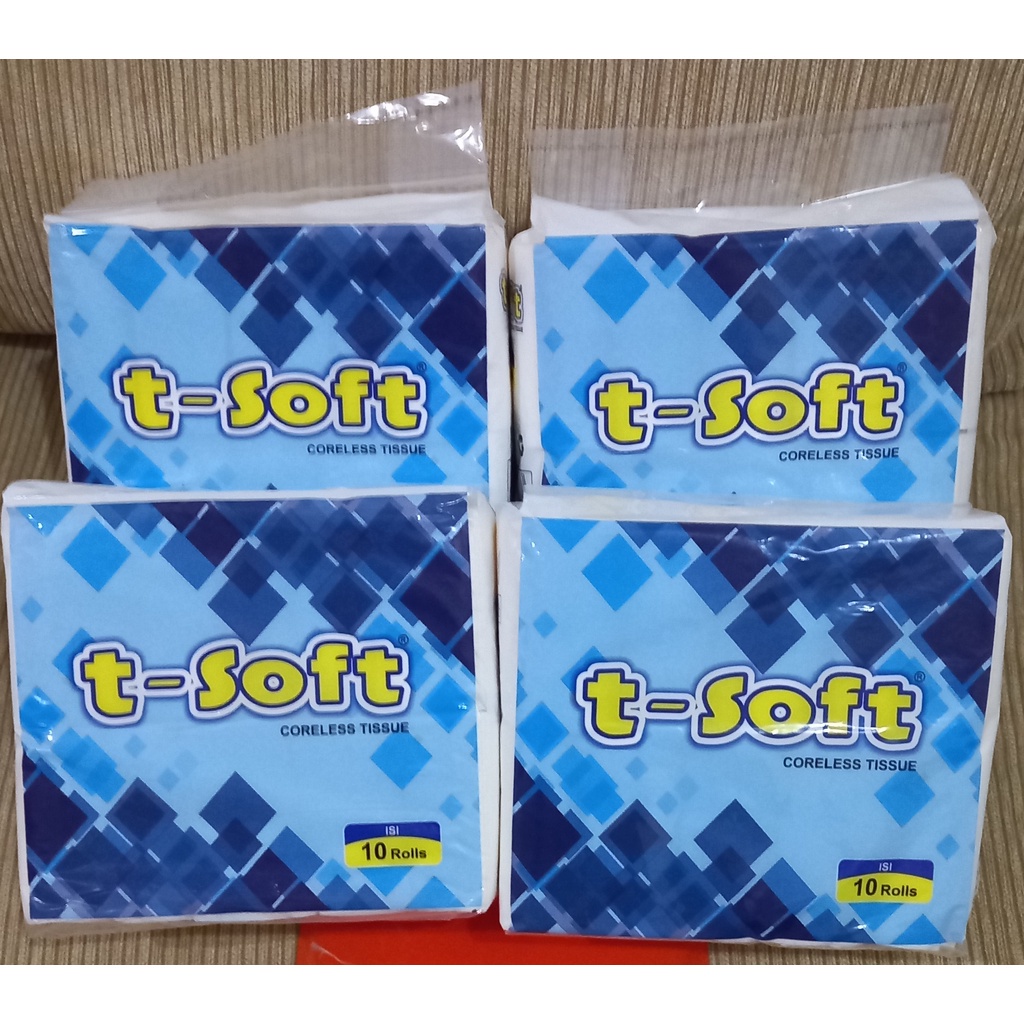 Jual Tisu Gulung T-SOFT Isi 5 dan 10 Roll Tanpa Tulang Murah | Shopee ...