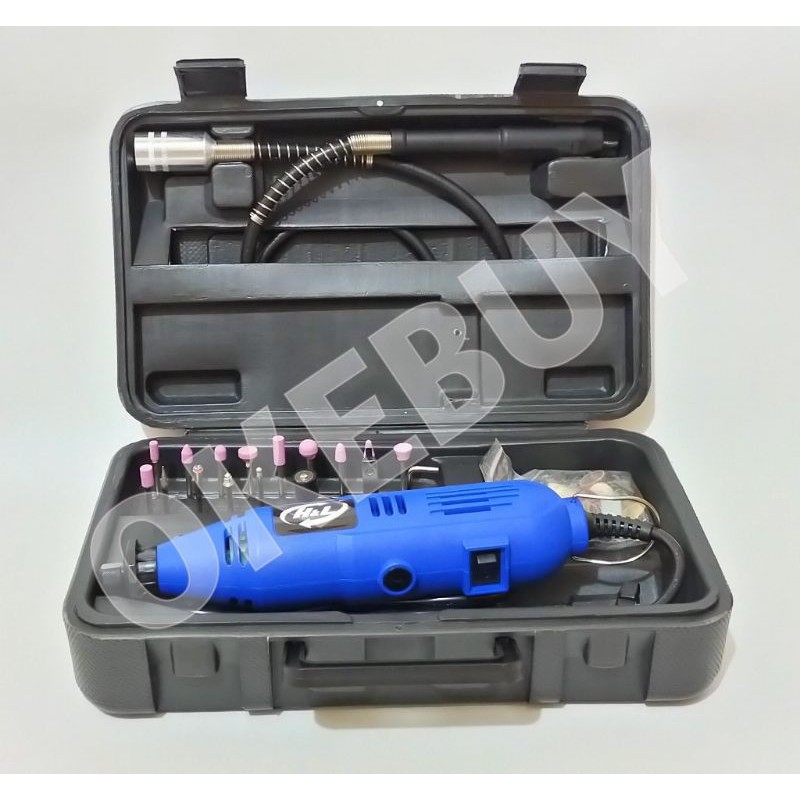 Jual Mini Gerinda set/Gerinda Botol/Die Grinder set HL130B | Shopee ...