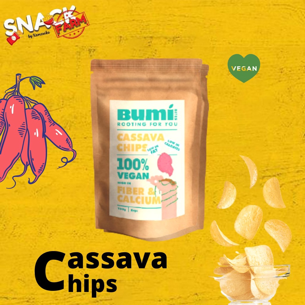 Jual Cassava Chips 100 g / snack singkong sehat | Shopee Indonesia