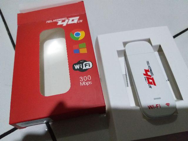 Modem 4G LTE Telkomsel 300 Mbps Unlock all GSM-putih Bisa Wifi | Shopee ...