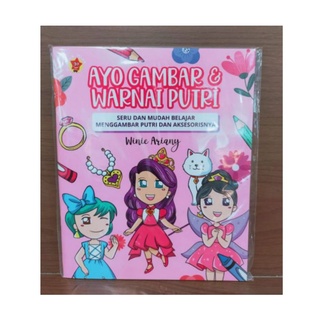 Jual Ayo gambar dan warnai putri original | Shopee Indonesia