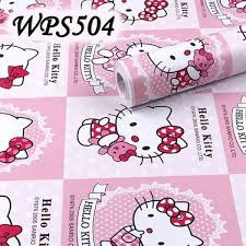 Jual Wallpaper Dinding Hello kitty kotak | Shopee Indonesia