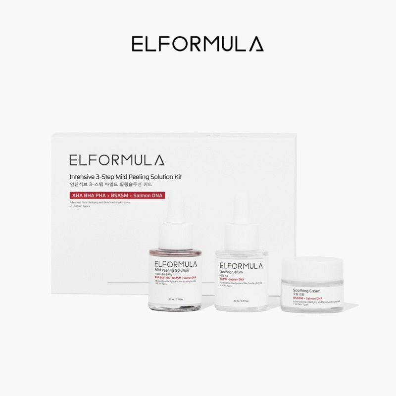 Jual ELFORMULA 3 STEP INTENSIVE MILD PEELING INTENSIVE KIT-ELFORMULA ...