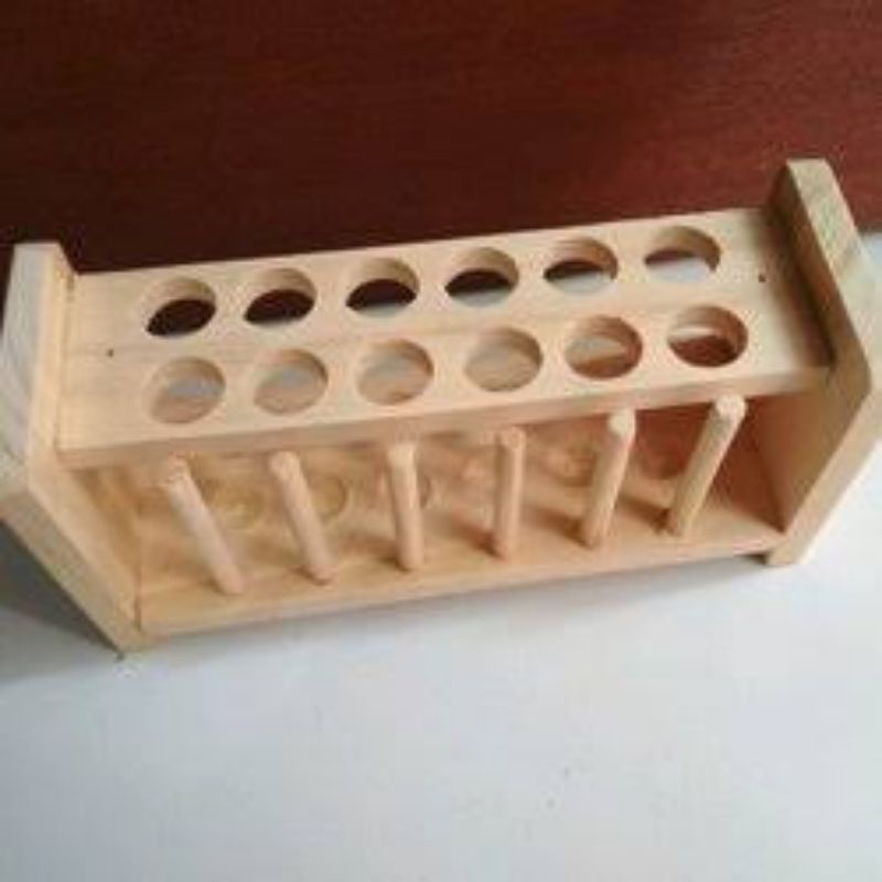 Jual Tempat Tabung Reaksi Kayu | Shopee Indonesia