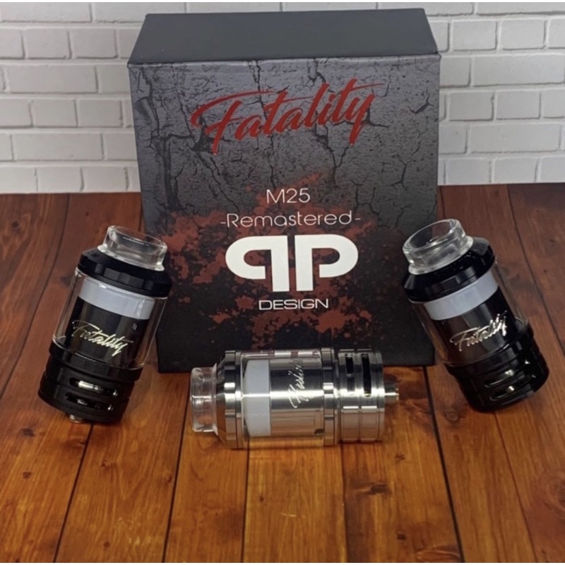 Jual AUTHENTIC RTA FATALITY M25 REMASTERED BY QP DESIGN | Shopee Indonesia