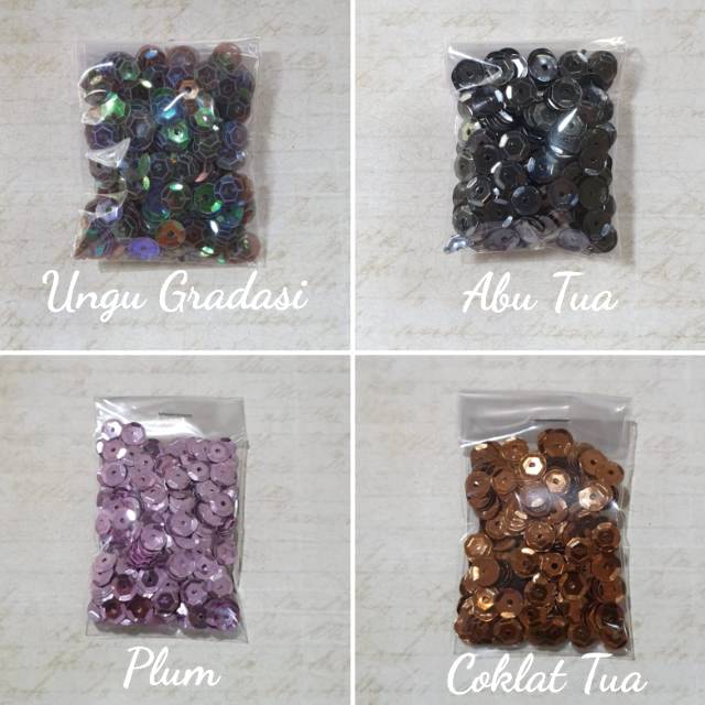 Payet Manik Piring 6 mm (5 gram) | Shopee Indonesia