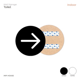 Jual sign panah toilet umum - signage panah penunjuk arah | Shopee ...