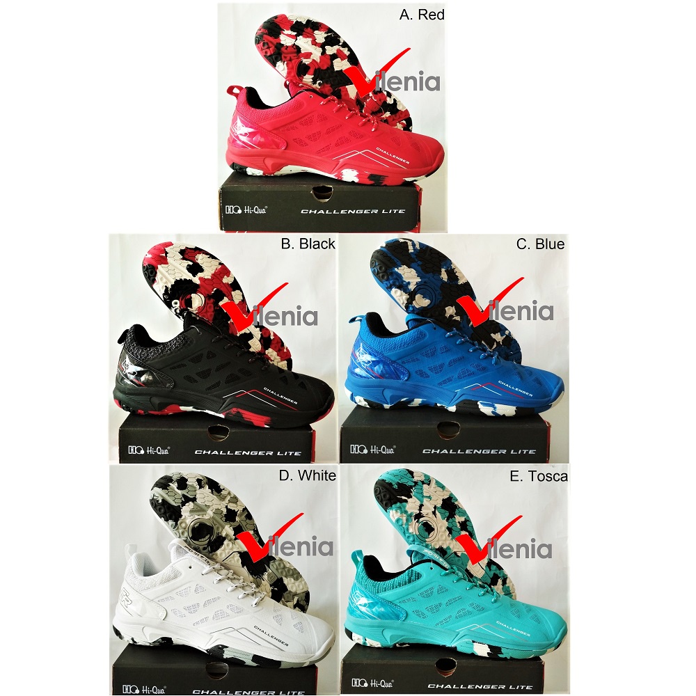 Jual Sepatu Badminton Hiqua Challenger Lite Original / Hi Qua ...