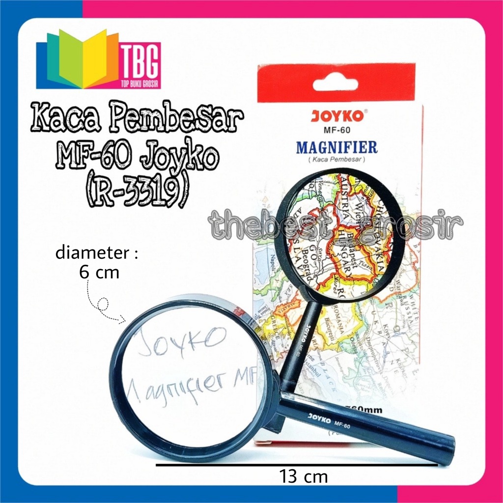 Jual 1 PCS KACA PEMBESAR MF60 JOYKO / LUP / MAGNIFYING GLASS (R-3319 ...