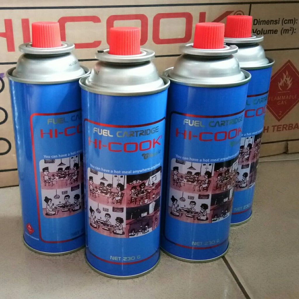 Jual Tabung Gas Hi Cook (Hi-Cook) Kaleng Kosong Mulus untuk isi Ulang ...