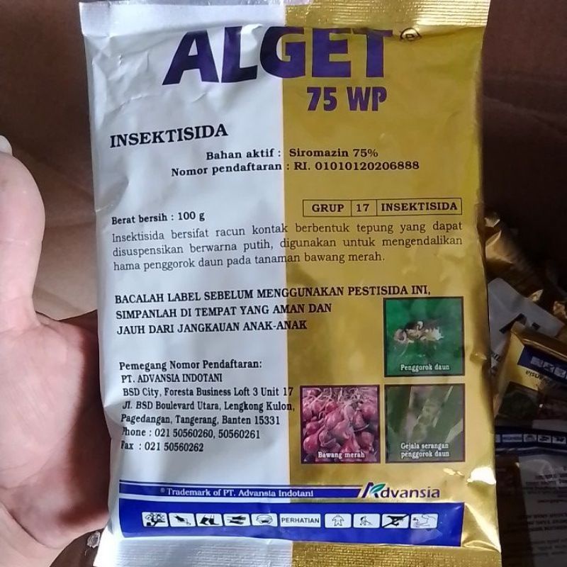 Jual alget 100gr harga satuan insektisida pestisida Obat Pertanian ...