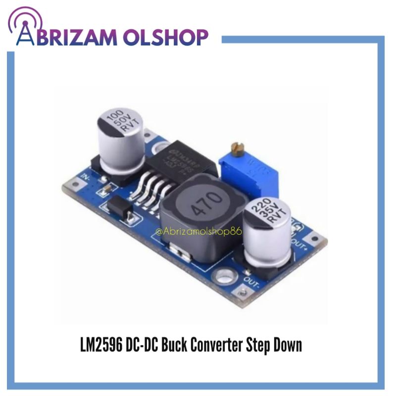 Jual LM2596 DC-DC Adjustable Buck Conveter Step Down Power Supply Module | Shopee Indonesia