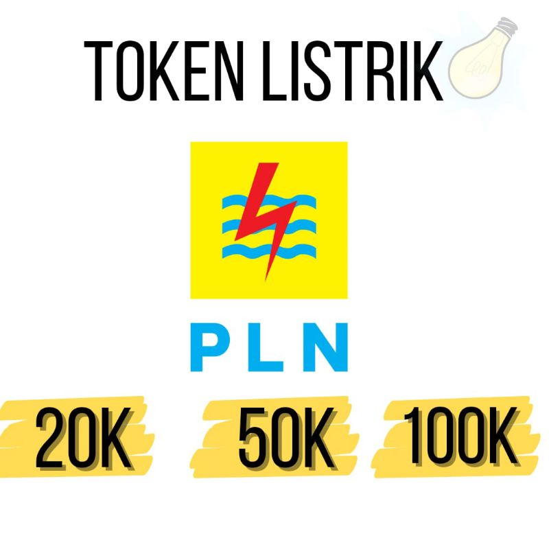 Jual Token Listrik Prabayar 50k-100k-20k | Shopee Indonesia