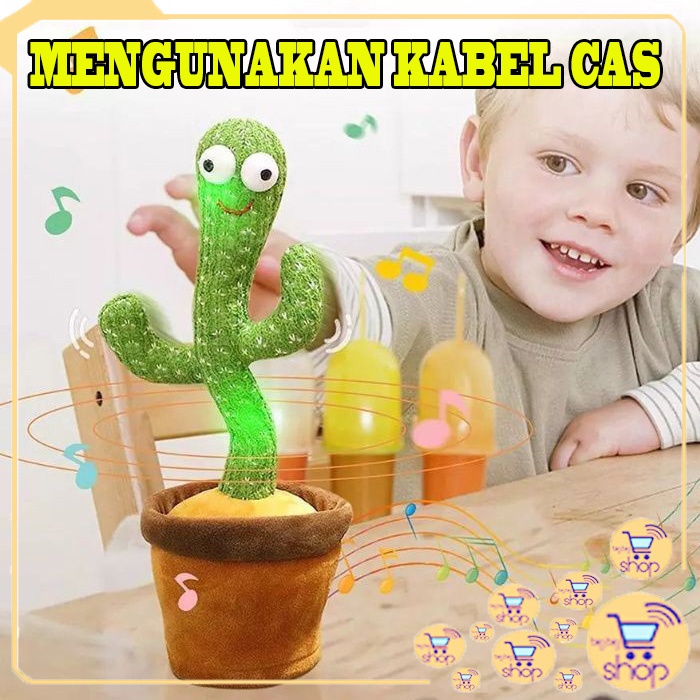 Jual Cactus Toy Boneka Pintar Kaktus Joget Joged Goyang Bisa Ngomong ...