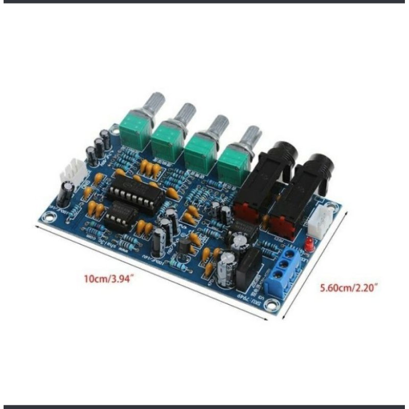 Jual kit reverb pre amp mic amflipier kit penguat mic HIFI stereo ...