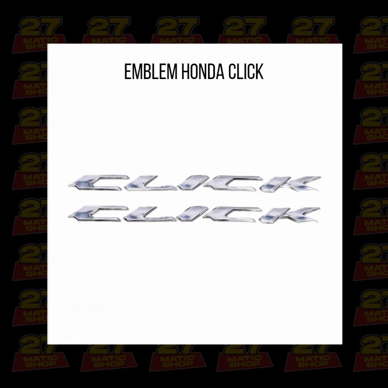 Jual Emblem Honda Click Emblem Click Thailand | Shopee Indonesia