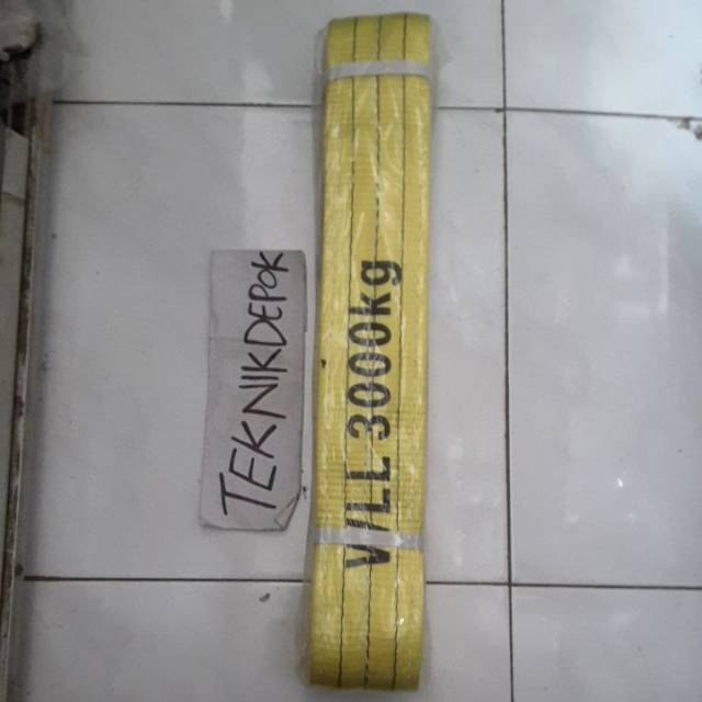 Jual webbing sling 3 T x 5 M alat angkut beban tambang barang tali ...