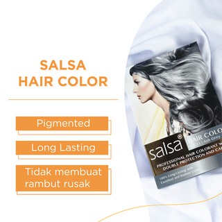 Jual SALSA Hair Color (S-8.11 ASH GREY) - Cat Semir Rambut Permanen ...