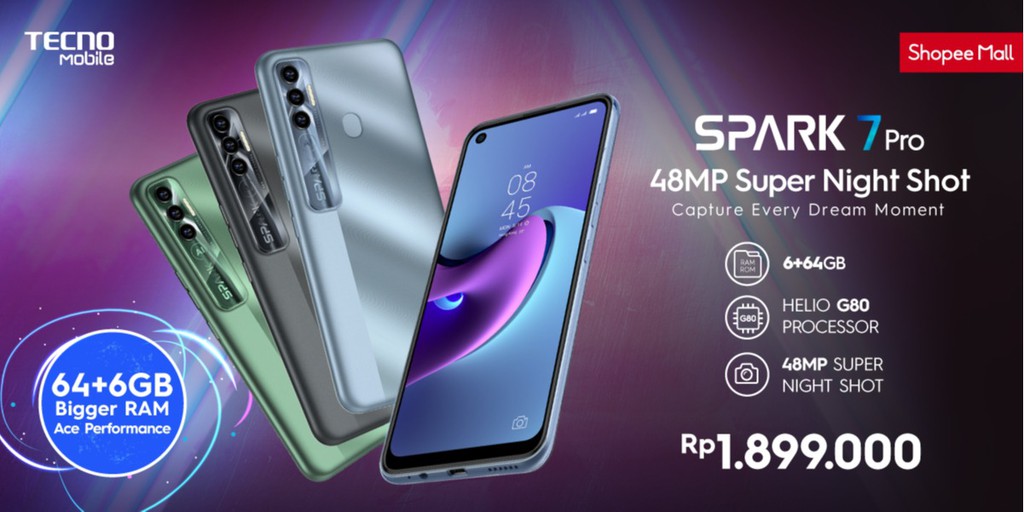 Toko Online Tecno Official Store | Shopee Indonesia