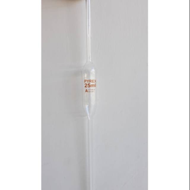 Jual Volumetric pipette 25ml pyrex japan Pipet volume 25ml | Shopee ...