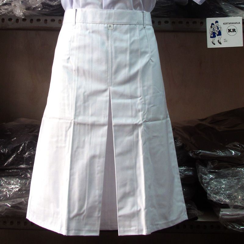 Jual Rok Pendek Span SMA Putih (Seragam Sekolah SMA) | Shopee Indonesia