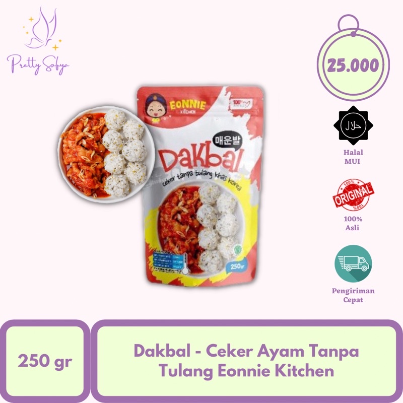 Jual Dakbal - Ceker Ayam Tanpa Tulang Eonnie Kitchen Makanan Korea ...