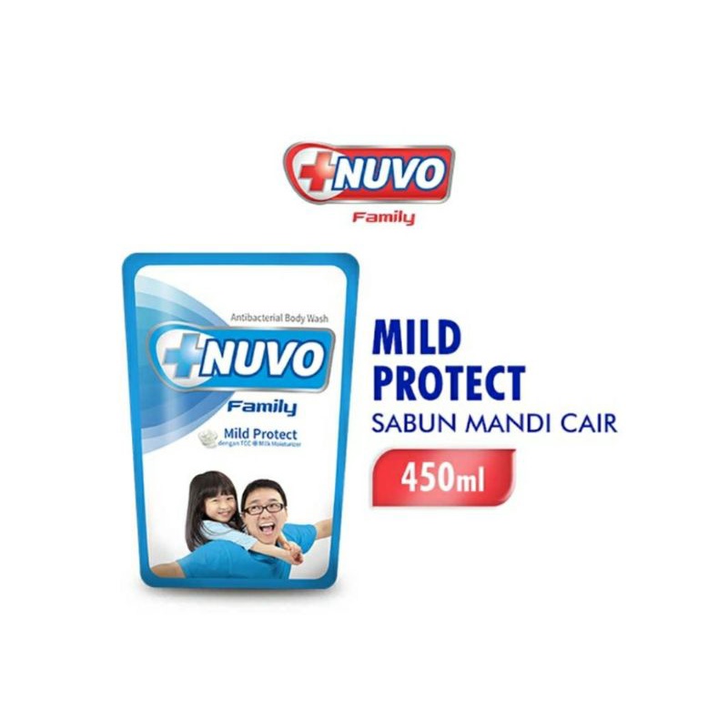 Jual NUVO Family Body Wash Double Protection Caring 450 ml | Shopee Indonesia