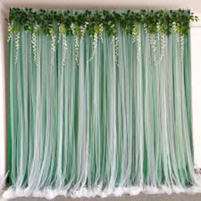 Jual TINGGI 4 METER BACKGROUND PESTA BACKDROP GORDEN ABUTAI DI LAPIS ...