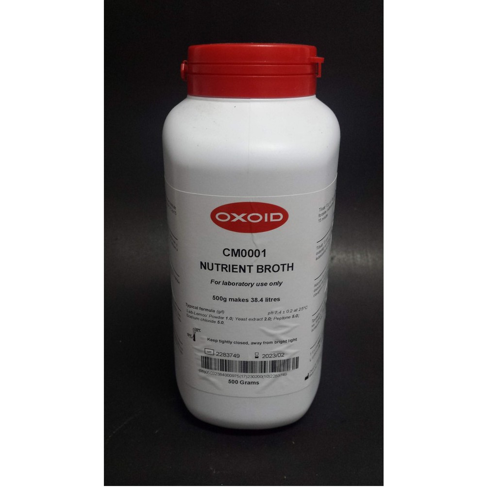 Jual Media Nutrient Broth Oxoid CM0001 ecer 10 gram Indonesia|Shopee ...