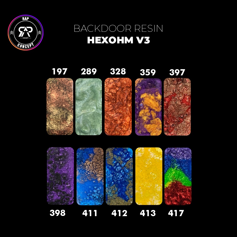 Jual BACKDOOR RESIN HEXOHM V3 BY RAP CONCEPT Indonesia|Shopee Indonesia