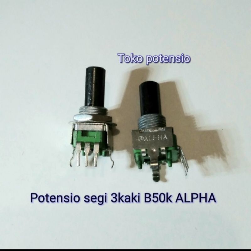 Jual POTENSIO SEGI 3KAKI B50K ALPHA | Shopee Indonesia