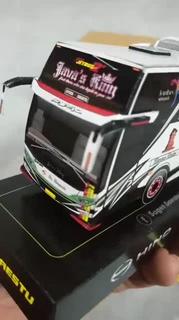 Jual MINIATUR BUS BIS PO HARYANTO JAVAS KING MENARA KUDUS PAPERCRAFT ...