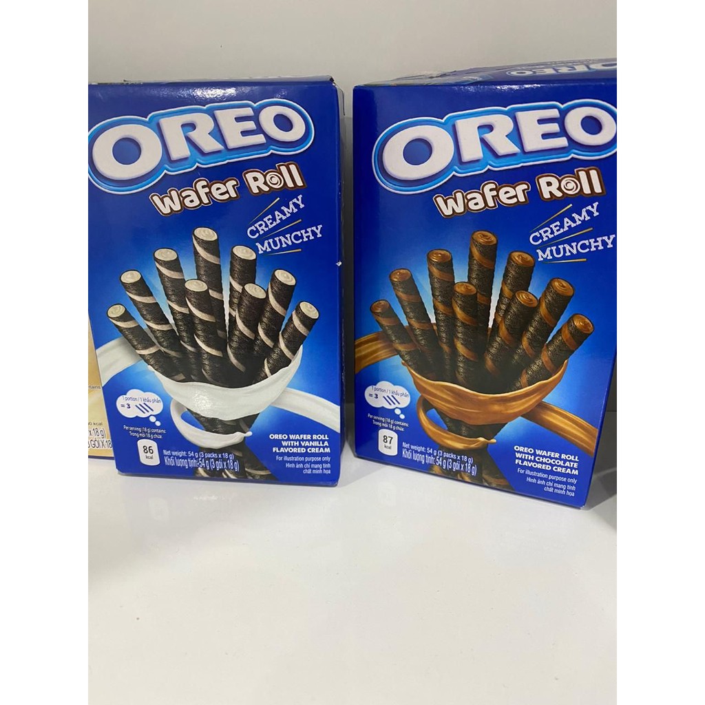 Jual OREO WAFER ROLL VANILLA / OREO WAFER ROLL CHOCOLATE - Wafer Rasa ...