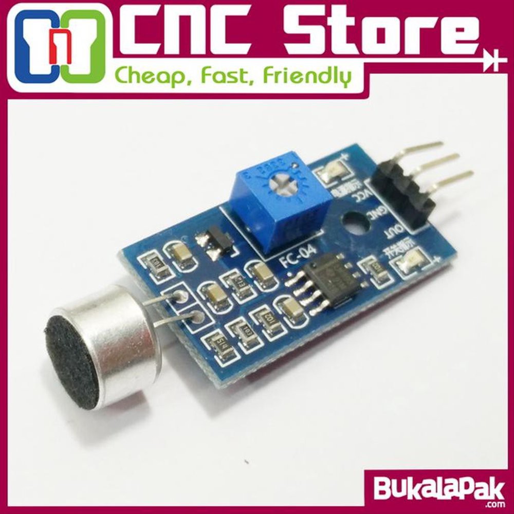 [SEN-0014] FC-04 FC04 SOUND VOICE WHISTLE DETECTION SENSOR SUARA ...