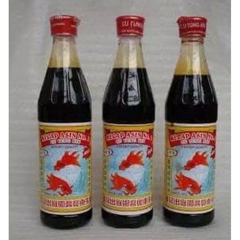 Jual Kecap asin cap Ikan mas/ ikan koki 650ml Cu Tung Hin | Shopee ...