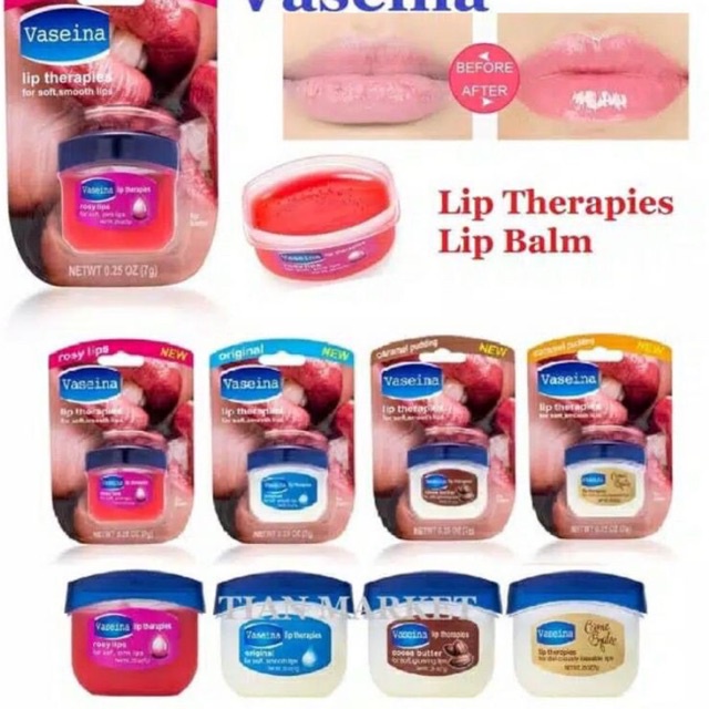 Jual VASELINE LIP THERAPY - Vaseline lip therapy original | Shopee Indonesia