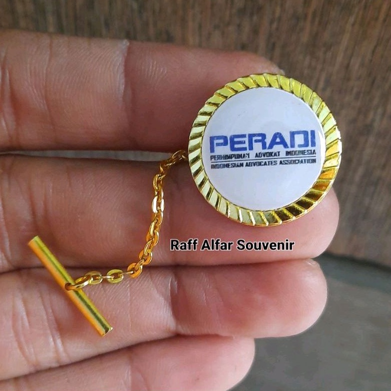 Jual Pin peradi Pin advokat peradi model rantai pemakaian di krah baju ...